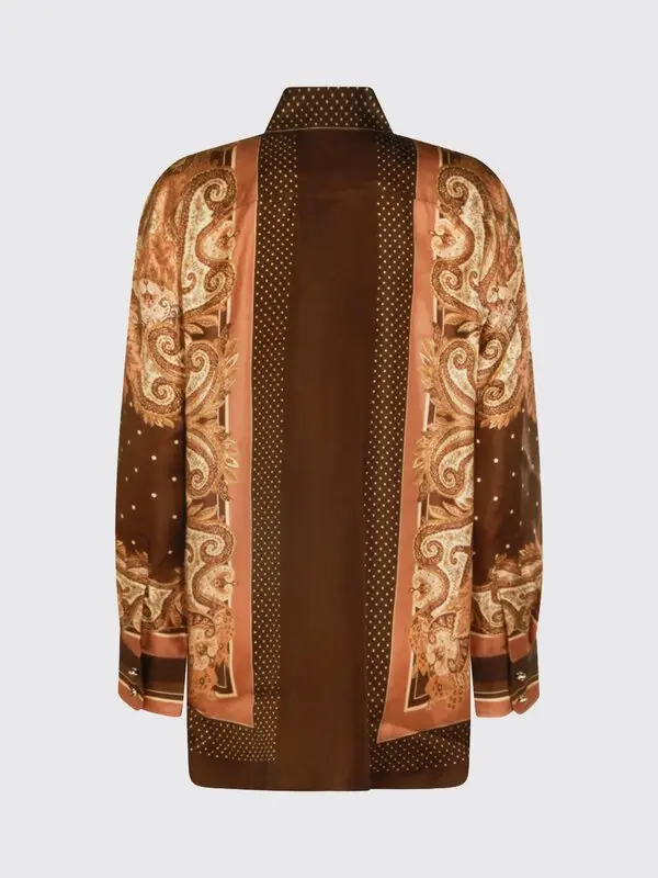 Zimmermann Silk Ethnic Print Shirt