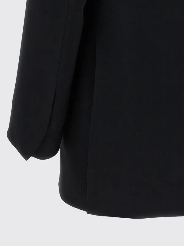 Dries Van Noten Single-breasted Cropped Polyester Blazer