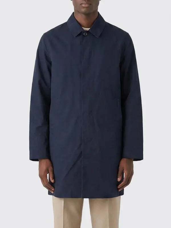 Barbour Cotton Blend Raincoat - Blue