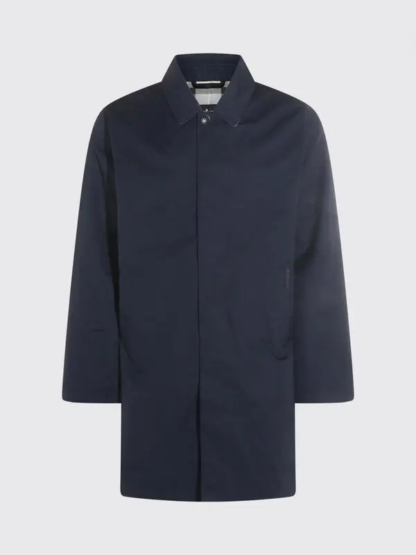 Barbour Cotton Blend Raincoat - Blue