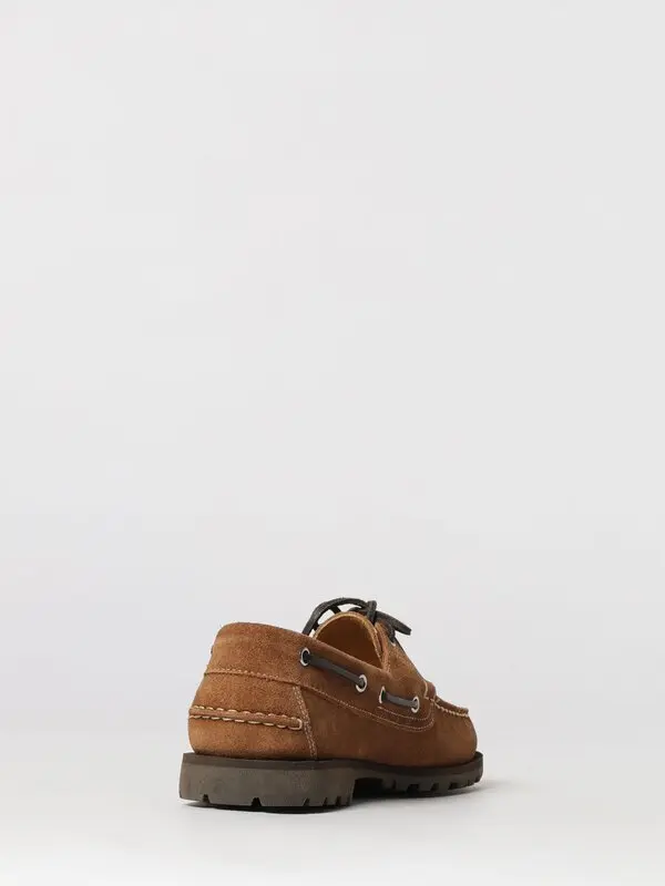 Paraboot Malo Suede Boat Shoes - Brown
