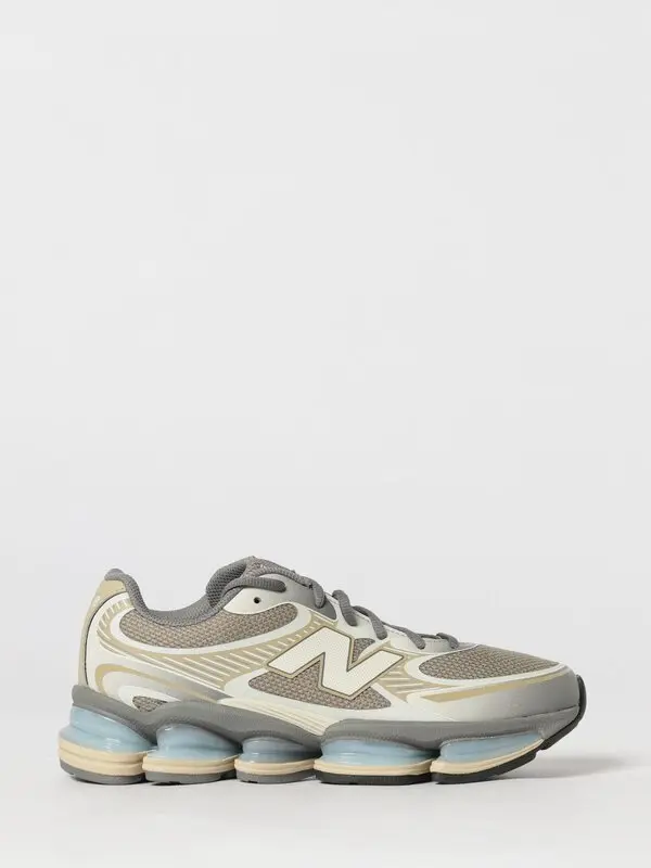 NEW BALANCE Two-tone Mesh And Synthetic Low-top Athletic Sneakers - Grey