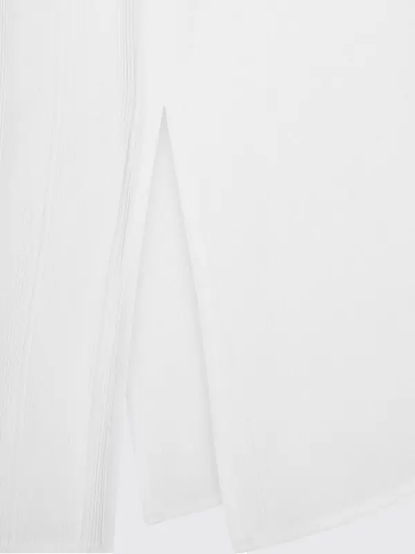TOTEME Sleeveless Linen-blend Crewneck Top With Back Zip