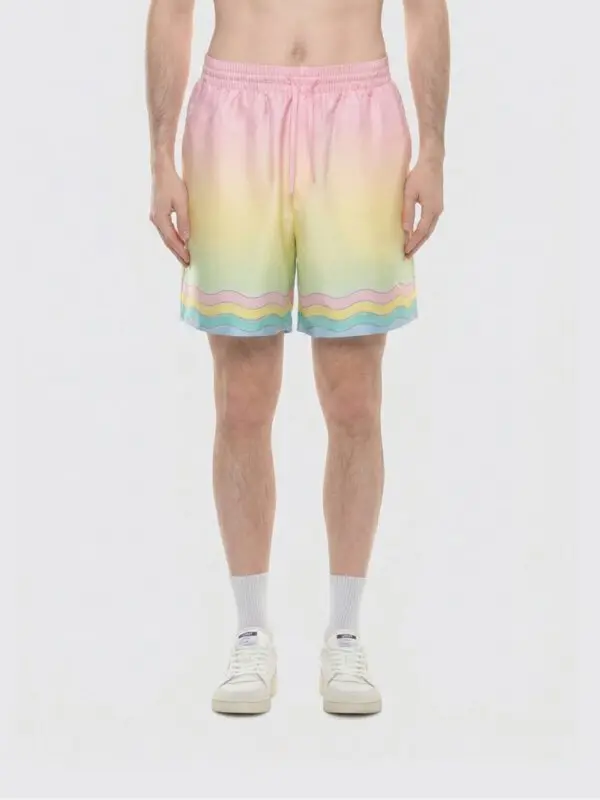Casablanca Printed Silk Shorts