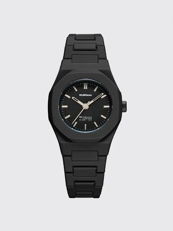 D1 MILANO Dawn Light Steel And Polycarbonate Watch - Black