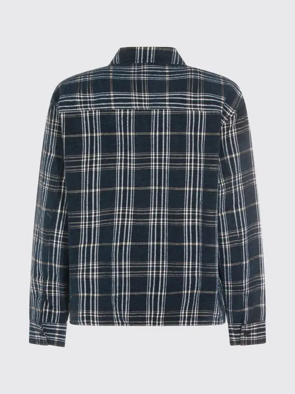 DAILY PAPER Check-pattern Cotton-blend Shirt With A French Collar