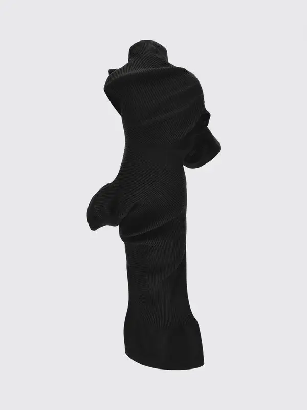 Issey Miyake Asymmetrical One-shoulder Long Jersey Dress