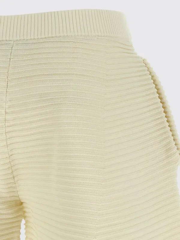 Issey Miyake Cropped Wide-leg Technical Jersey Pants - White