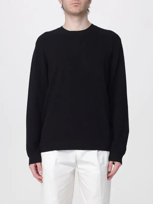 Armani Exchange Textured Crew Neck Pullover