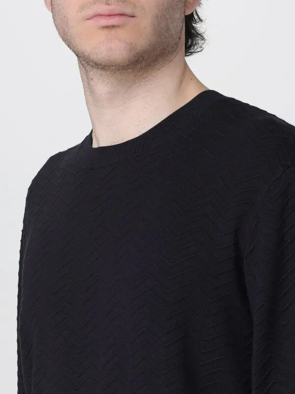 Armani Exchange Textured Crew Neck Pullover