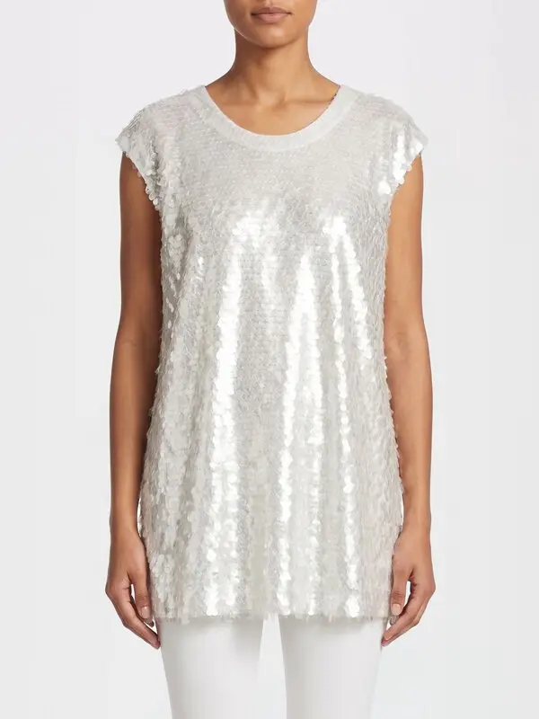 Norma Kamali Sequin Top