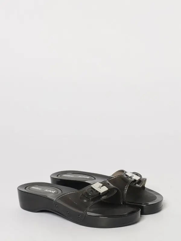 MELISSA X SCHOLL Pescura Flat Sandals In Pvc With Adjustable Strap