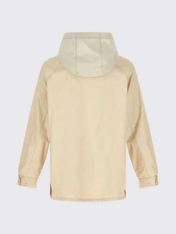 LEMAIRE Hooded Lightweight Waxed Linen Jacket With Concealed Zip