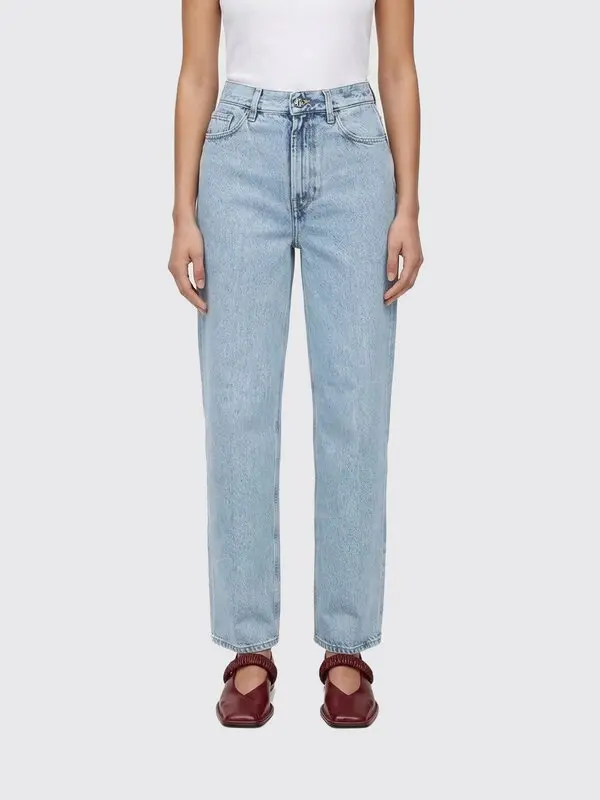 TOTEME Cotton Denim Straight Jeans
