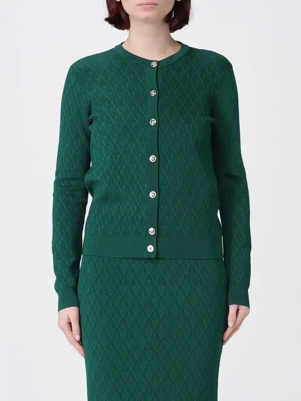 Versace Diamond Pattern Cardigan