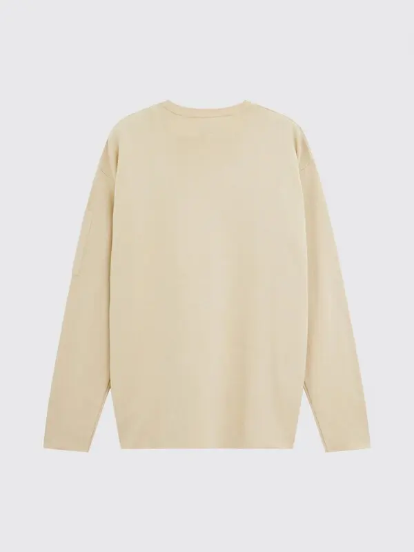 C.P. COMPANY Long-sleeved Cotton T-shirt With Applied Logo