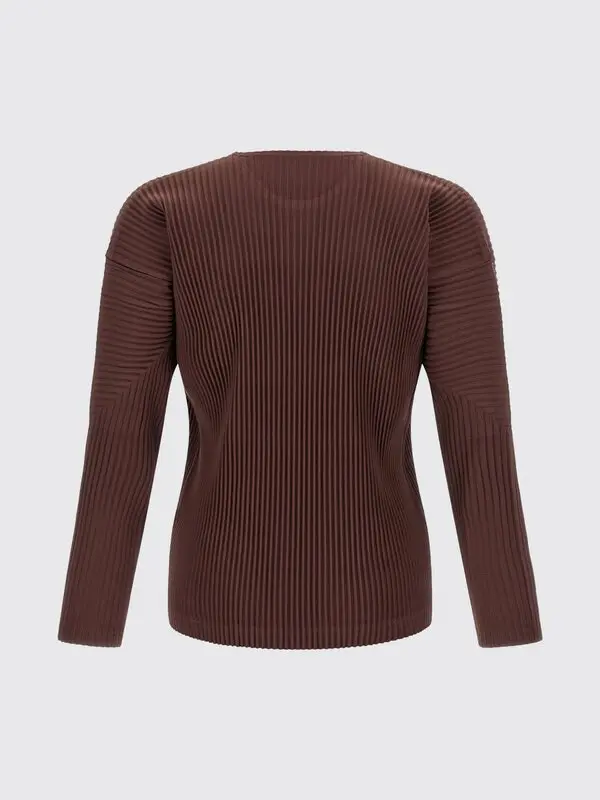 Issey Miyake Pleated Long Sleeve Jumper