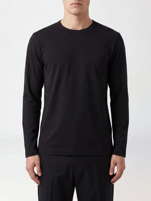 Comme Des Garçons Long-sleeved Slim Fit Cotton T-shirt