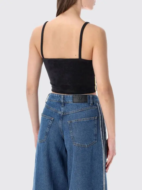 ADIDAS ORIGINALS Cropped Cotton Blend Top