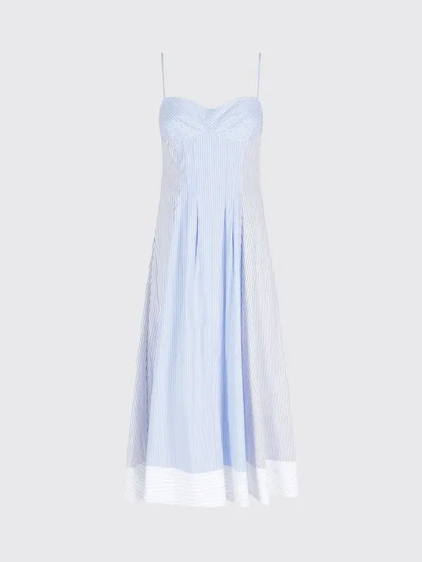 Simkhai Striped Cotton Midi Dress