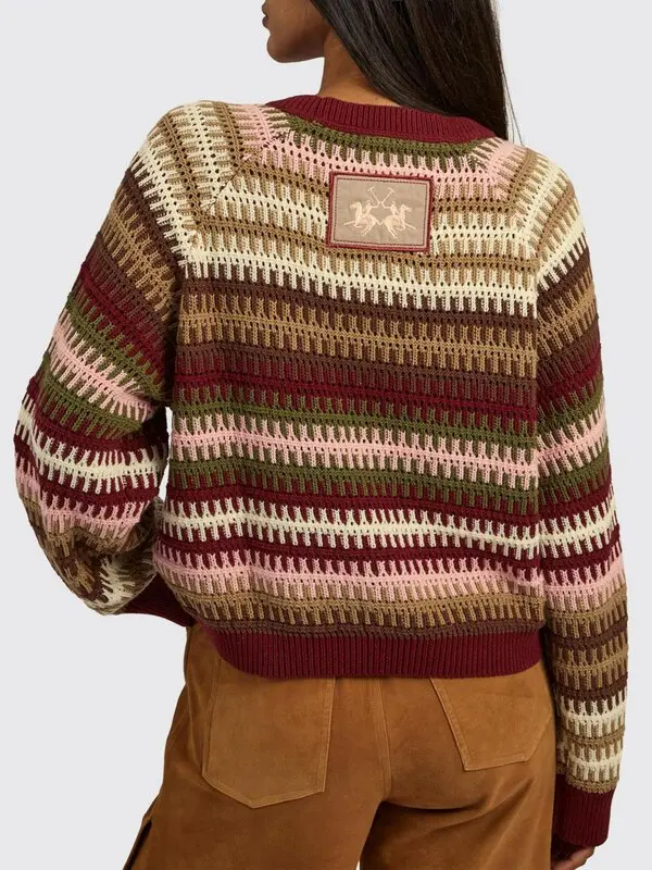 LA MARTINA Striped Cotton Sweater
