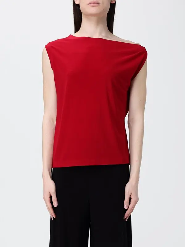 Norma Kamali Asymmetrical Jersey Top