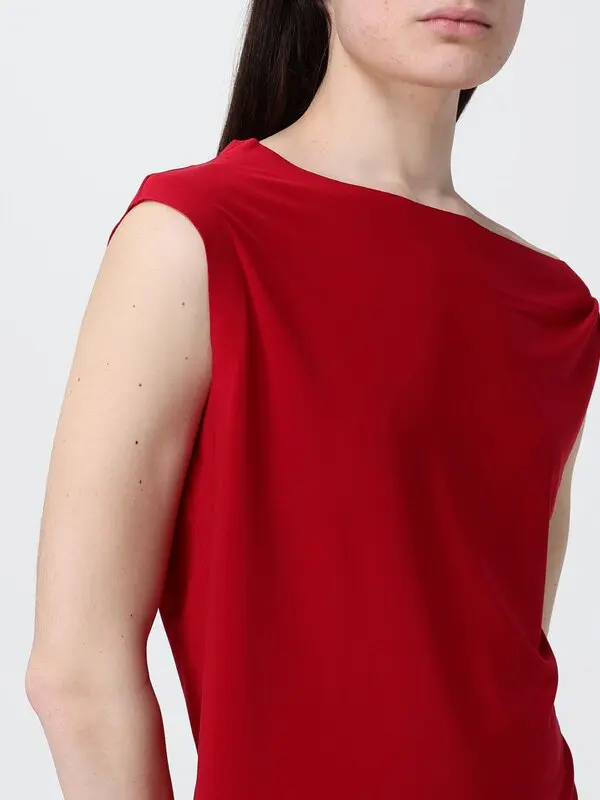 Norma Kamali Asymmetrical Jersey Top