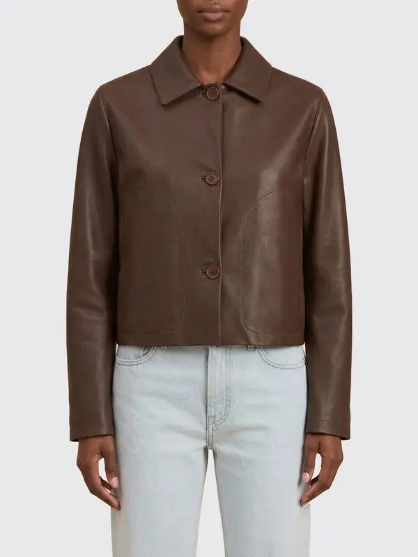 SALVATORE SANTORO Leather Jacket - Biscuit