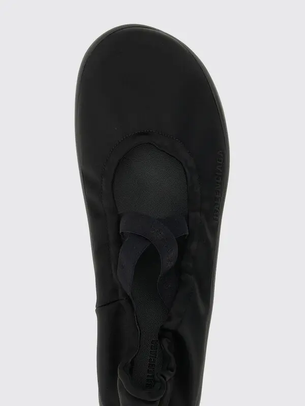 Balenciaga Shibuya Bi-colour Mary Jane Flats - Black