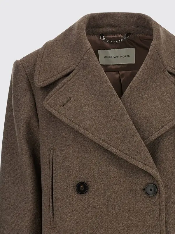 Dries Van Noten Double-breasted Coat - Grey