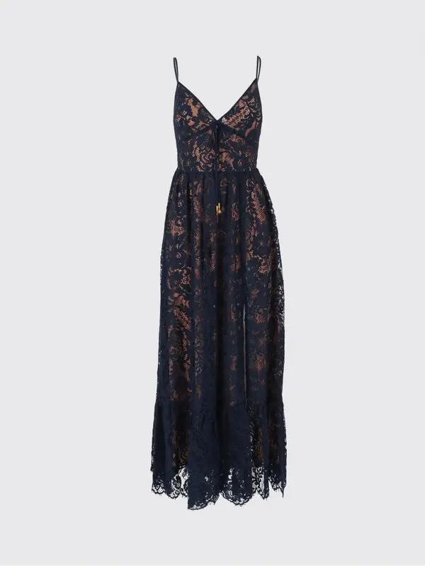 Michael Kors Lace Midi Dress - Blue 1