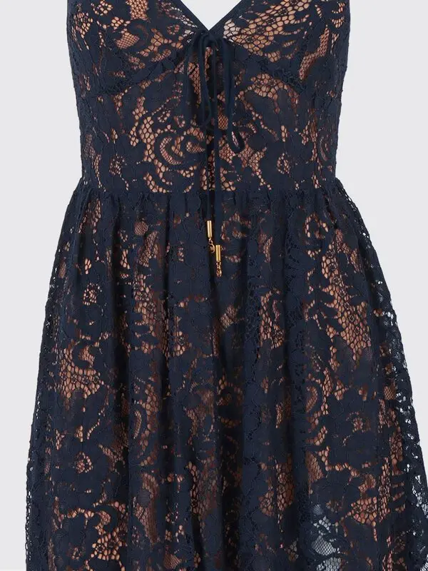 Michael Kors Lace Midi Dress - Blue 1