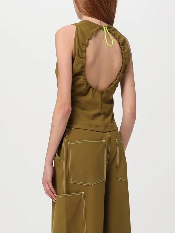Sunnei Sleeveless Top With Open Back Detail