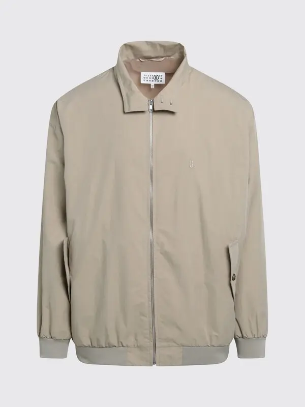 MAISON MARGIELA Cutaway Collar Cotton Bomber Jacket