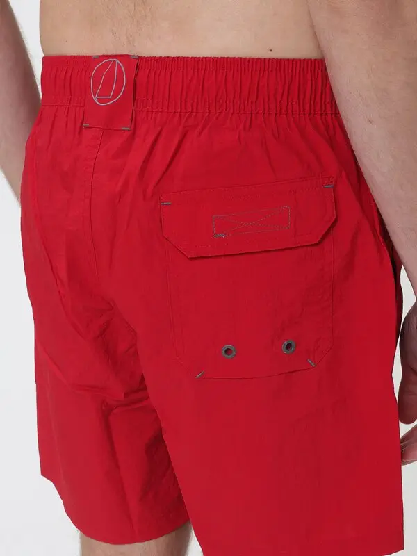 MURPHY&NYE Polyamide Swim Shorts With Elastic Waist And Drawstring - Red