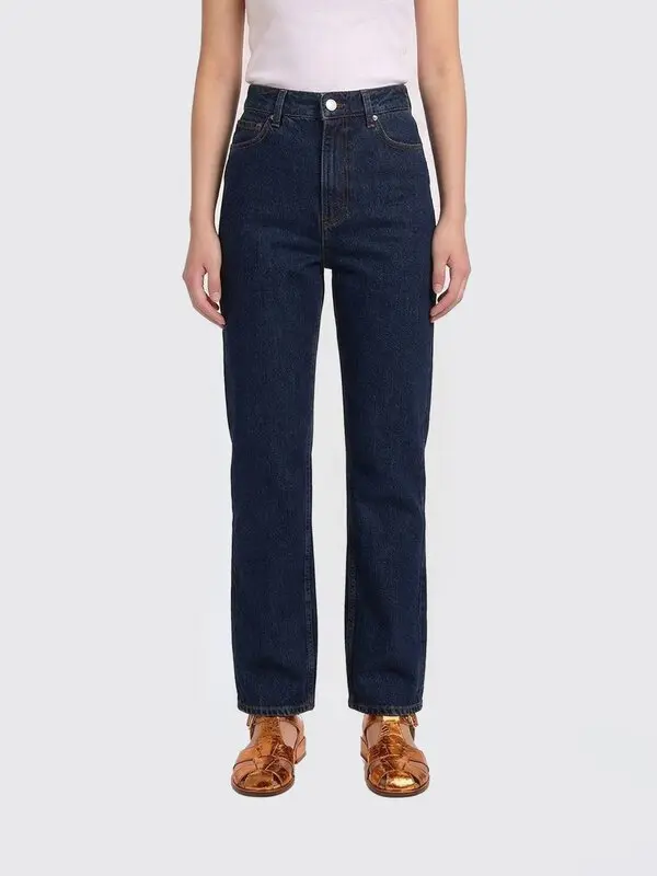 TOTEME Cotton Denim Slim Fit Jeans