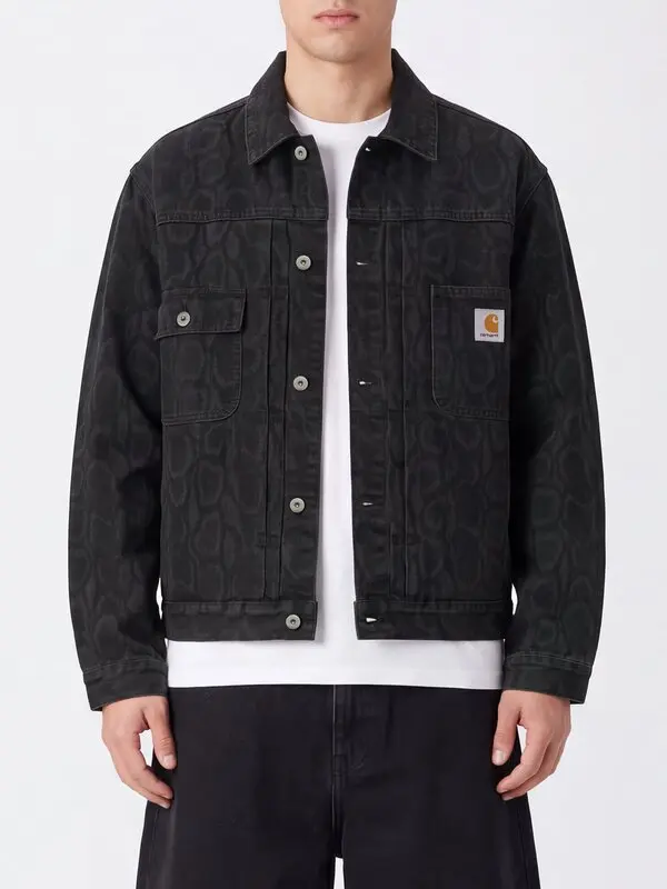 Carhartt Work In Progress Cotton Denim Jacket - Black
