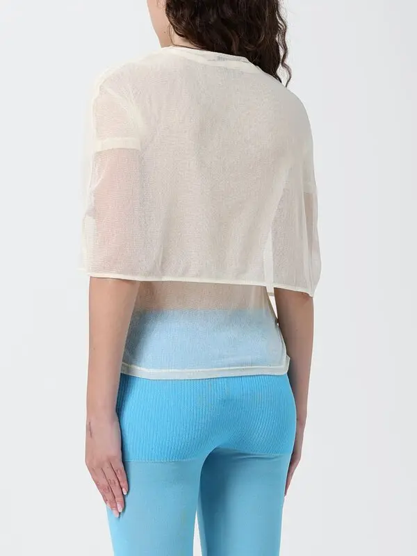 Paloma Wool Sheer Mesh Wrap Top