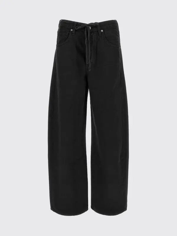 Citizens Of Humanity Wide Cotton Denim Jeans - Black