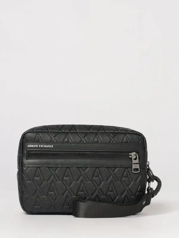Armani Exchange Embossed Logo Crossbody Bag