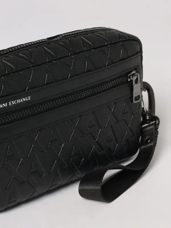 Armani Exchange Embossed Logo Crossbody Bag
