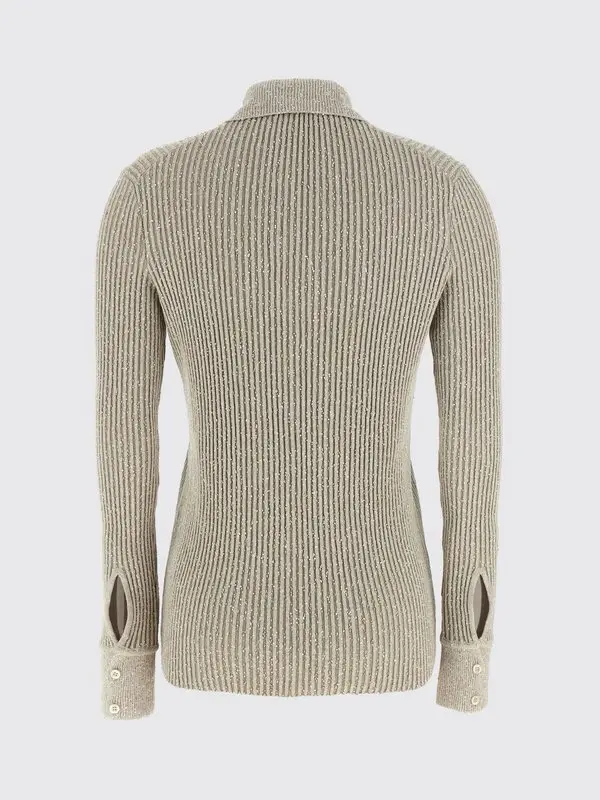 Magda Butrym Ribbed Knit Button-up Shirt