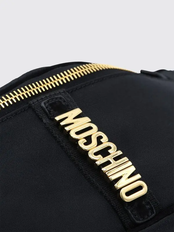 Moschino Canvas And Suede Belt Bag