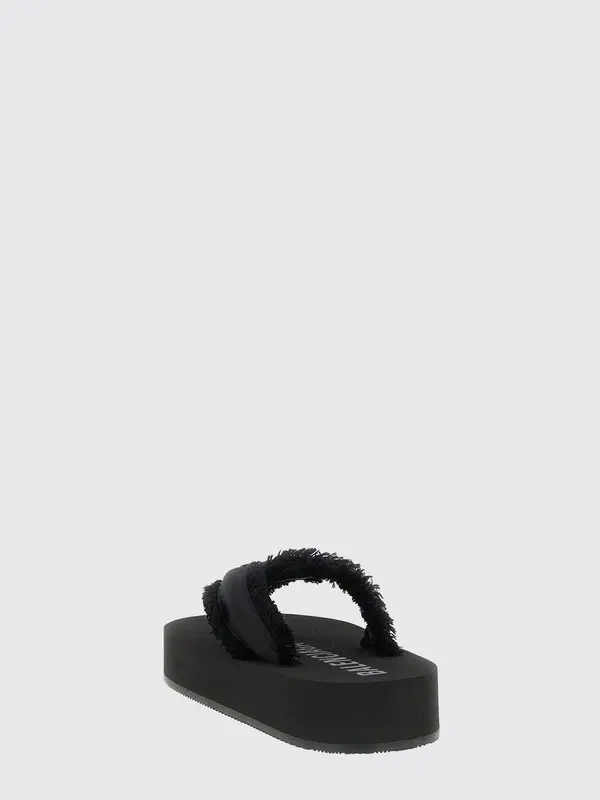 Balenciaga Stiletto Heel Mule Sandals With Applied Crystals - Black