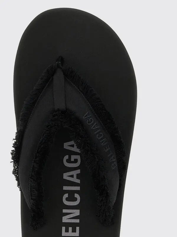 Balenciaga Stiletto Heel Mule Sandals With Applied Crystals - Black