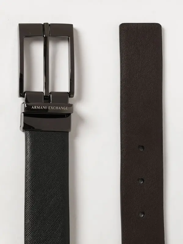 Armani Exchange Reversible Leather Belt