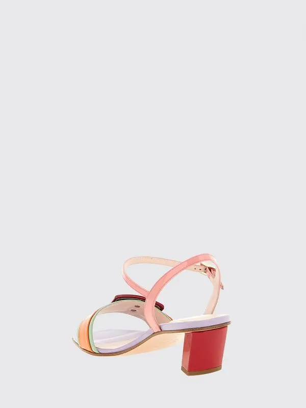 ROGER VIVIER Belle Vivier Patent Leather Sandals
