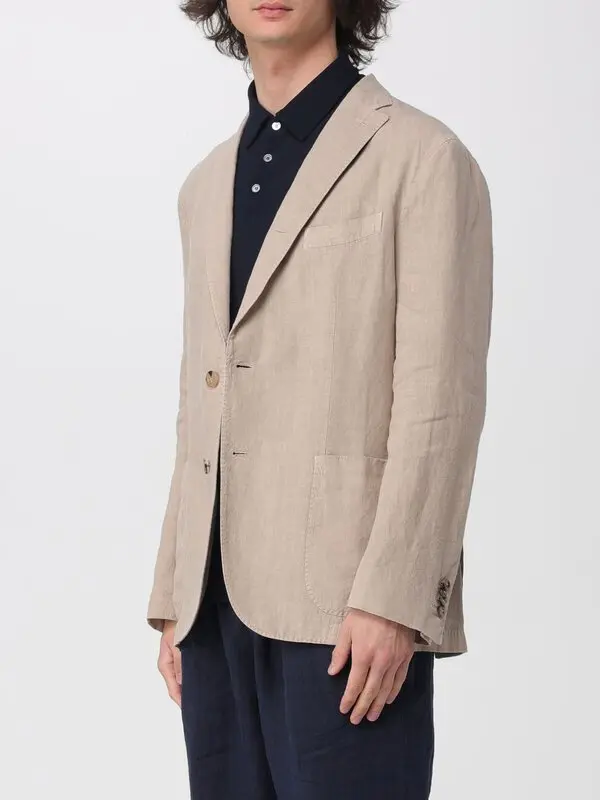 Boglioli Linen Single-breasted Blazer