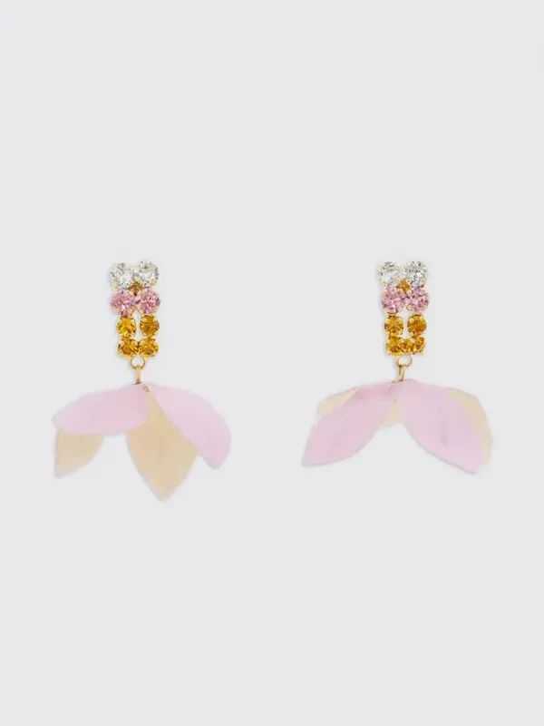 Marni Floral Dangle Earrings - Multicolor