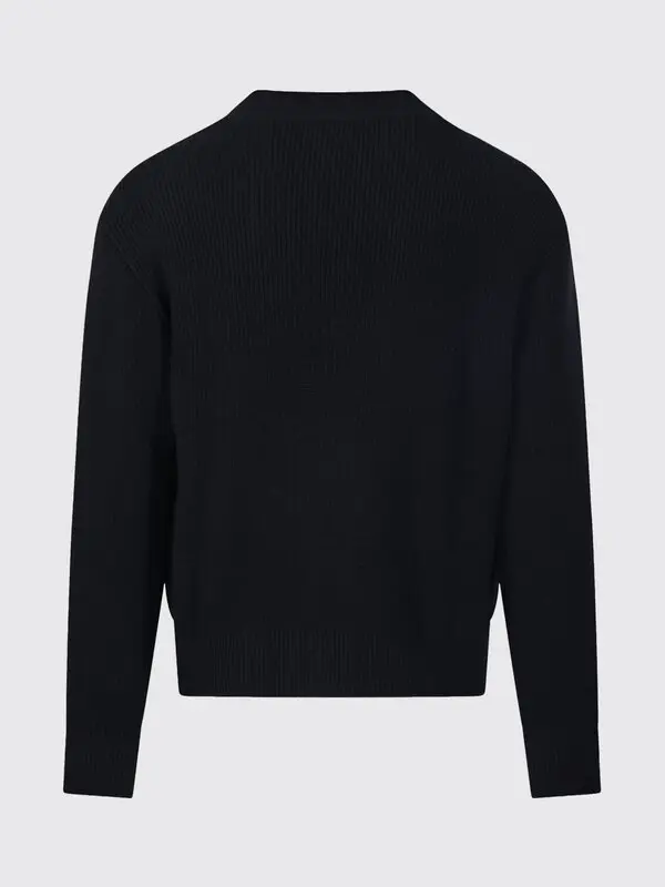 LARDINI Cotton Cardigan - Black